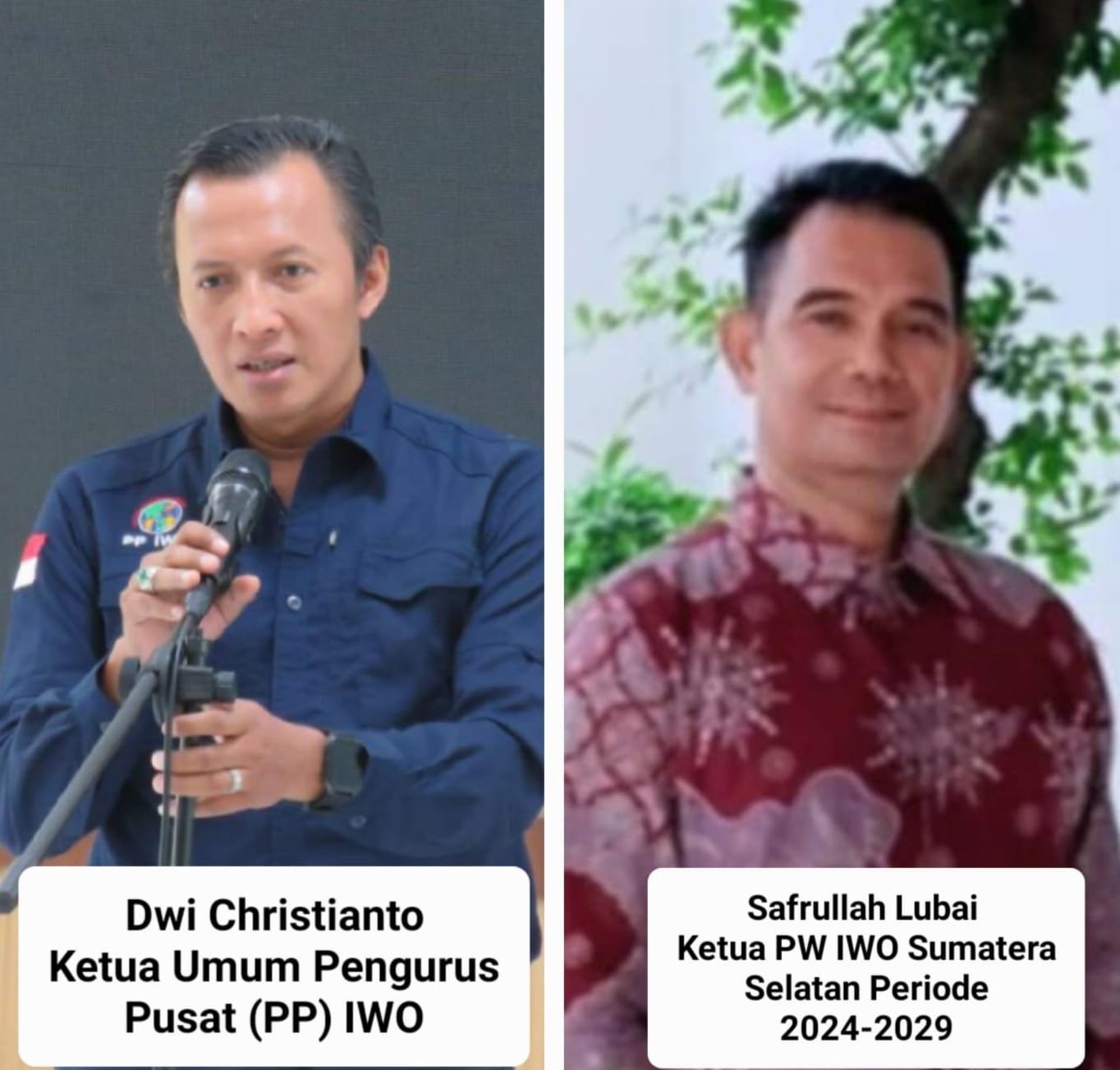 Safrullah Lubai Nahkodai PW IWO Sumsel Periode 2024-2029, Ini Pesan ...