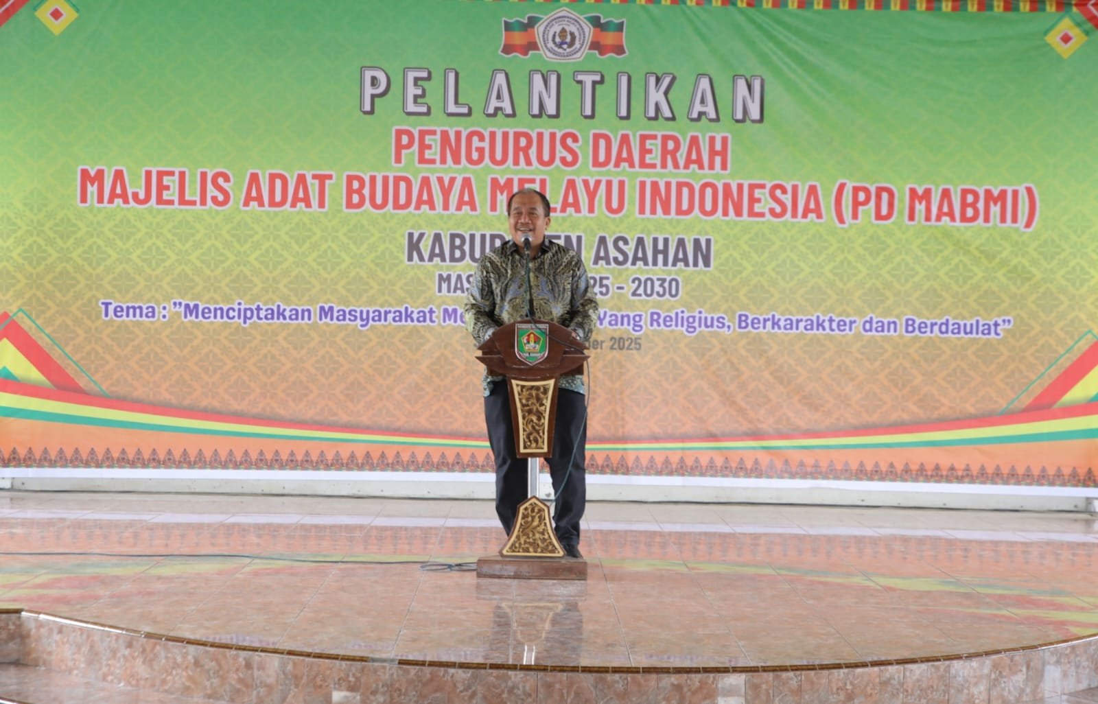 Bupati Asahan Hadiri Pelantikan Pengurus Daerah Majelis Adat Budaya ...